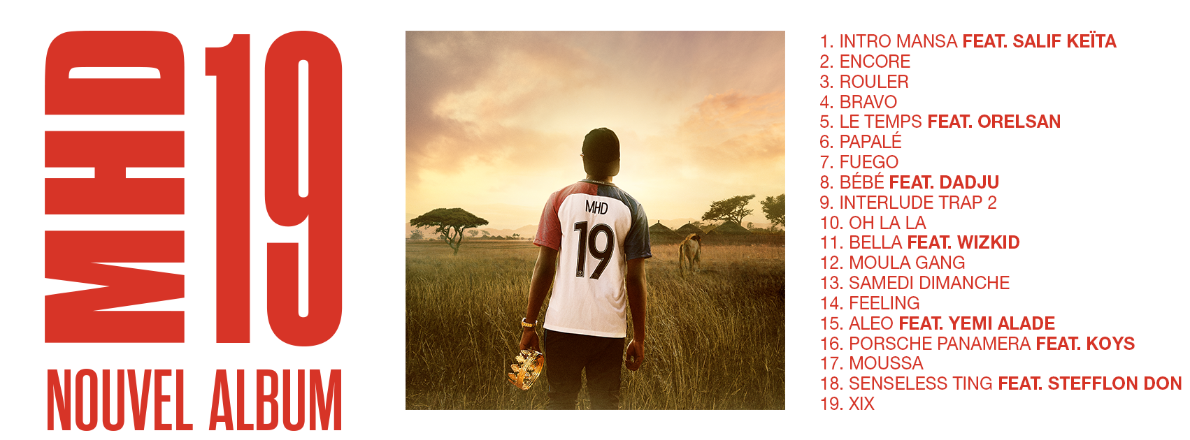 MHD dévoile la tracklist de son nouvel album dans un teaser haletant