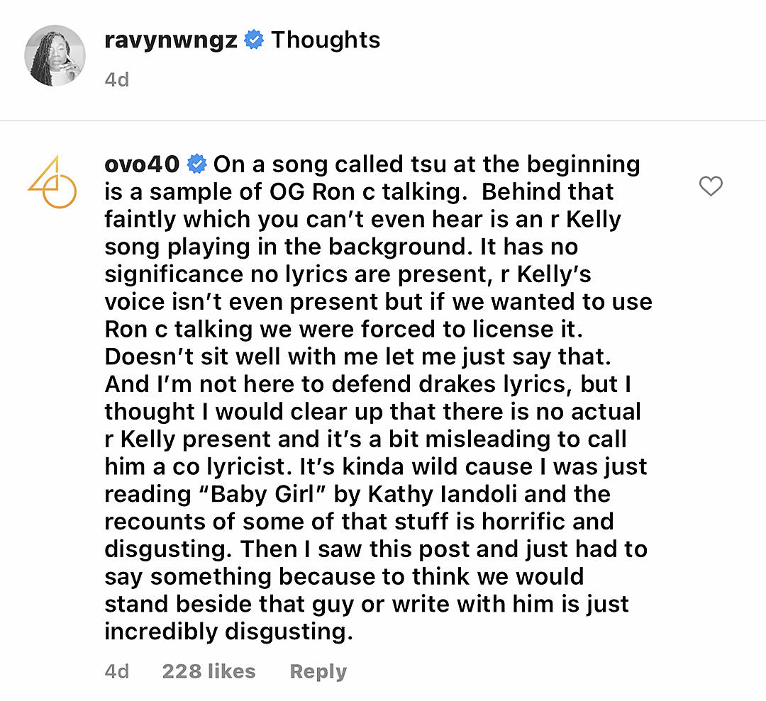 R. Kelly : pourquoi il est crédité sur "Certified Lover Boy" de Drake