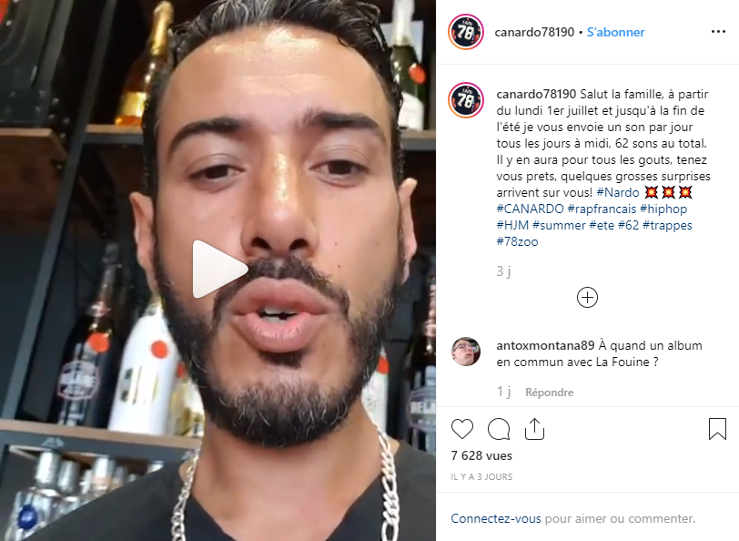 Canardo fait son comeback en publiant 62 titres en 2 mois