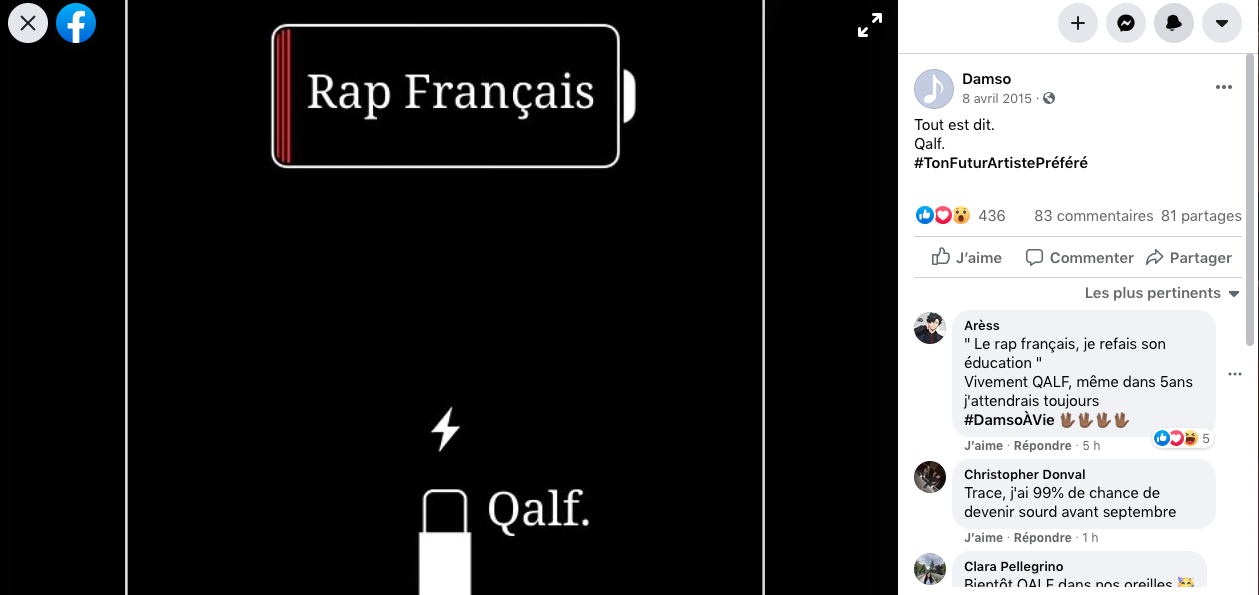 Damso : l'album "QALF" pour bientôt