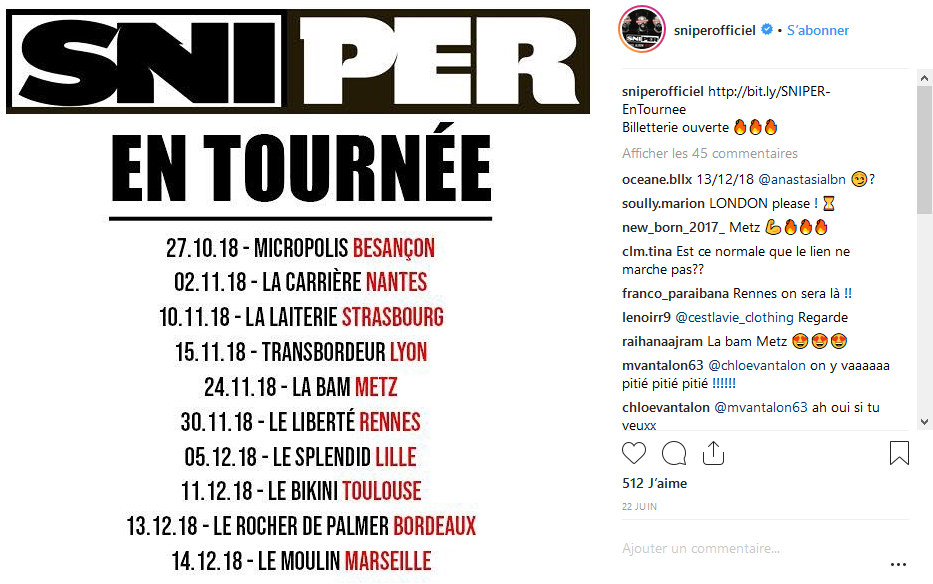 Sniper annonce la sortie de son prochain album, ''Personnalité Suspecte''