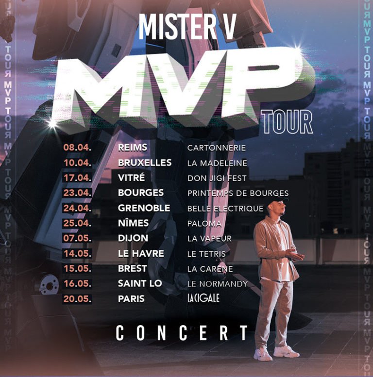 Mister V dévoile la cover et la tracklist de "MVP"