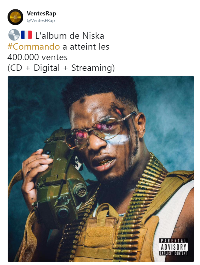 Niska décroche une nouvelle récompense avec ''Commando''