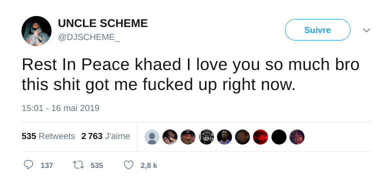 Khaed, le producteur d'XXXTENTACION est décédé