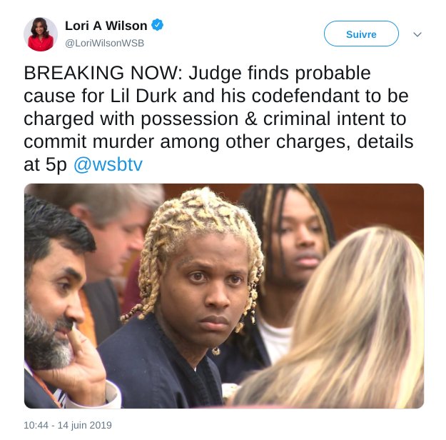 Lil Durk : la police a des preuves de sa tentative de meurtre