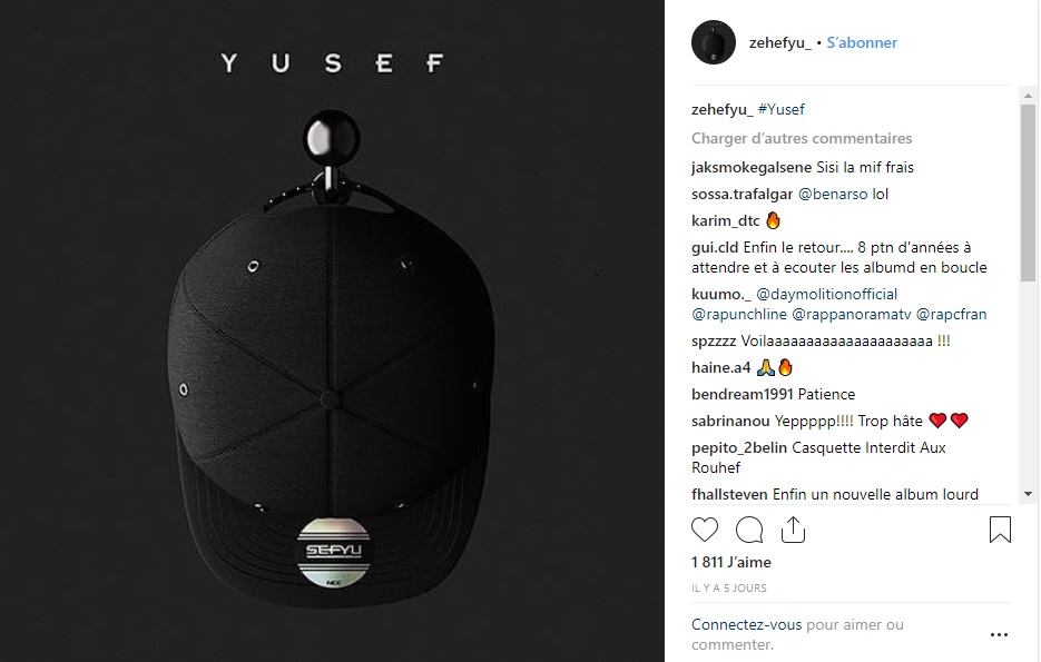 Sefyu fera son grand retour en avril