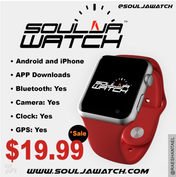 Soulja Boy lance sa marque de montre