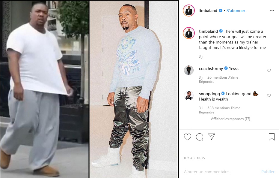 Timbaland : son impressionnante transformation physique