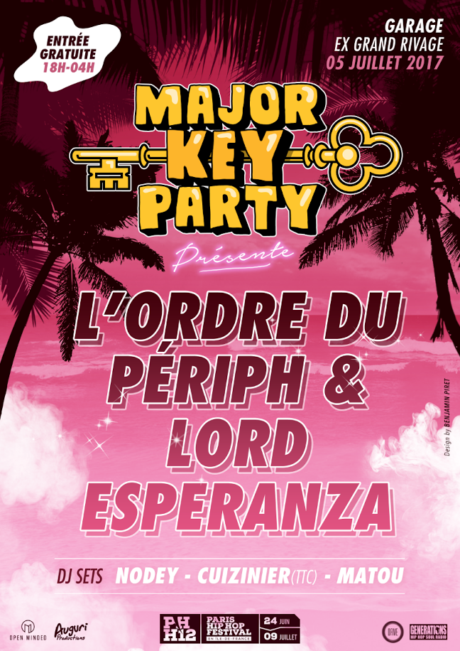 Major Key Party avec Lord Esperanza et l'ordre du Periph au Garage ...