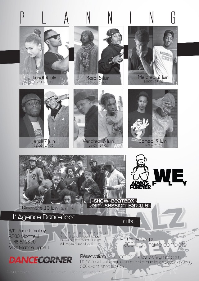 Criminalz Workshop - Agenda