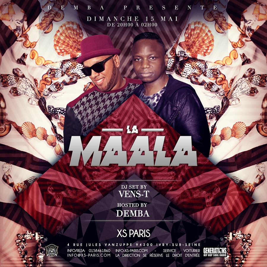 Soirée La Maala avec DJ VENS-T au XS PARIS - Agenda